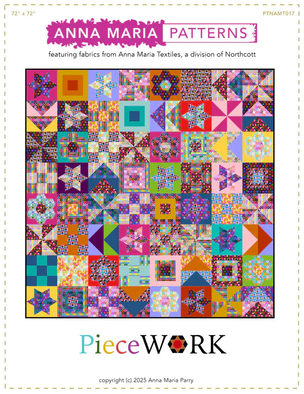 Piecework Quilt Pattern - Anna Maria Textiles – Sew Can I